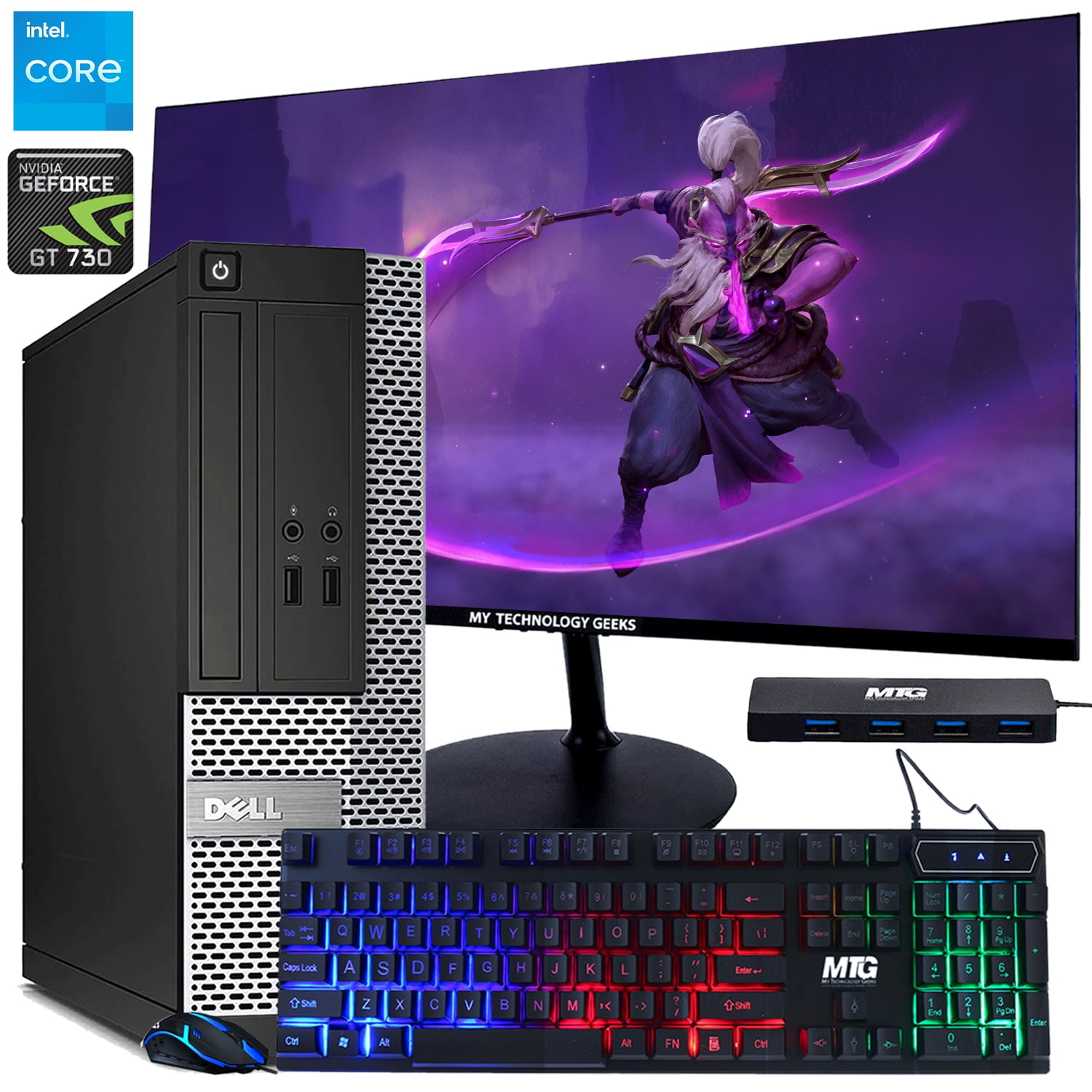 Gaming Desktop Dell OptiPlex 7020 i5-4th gen - Walmart.com