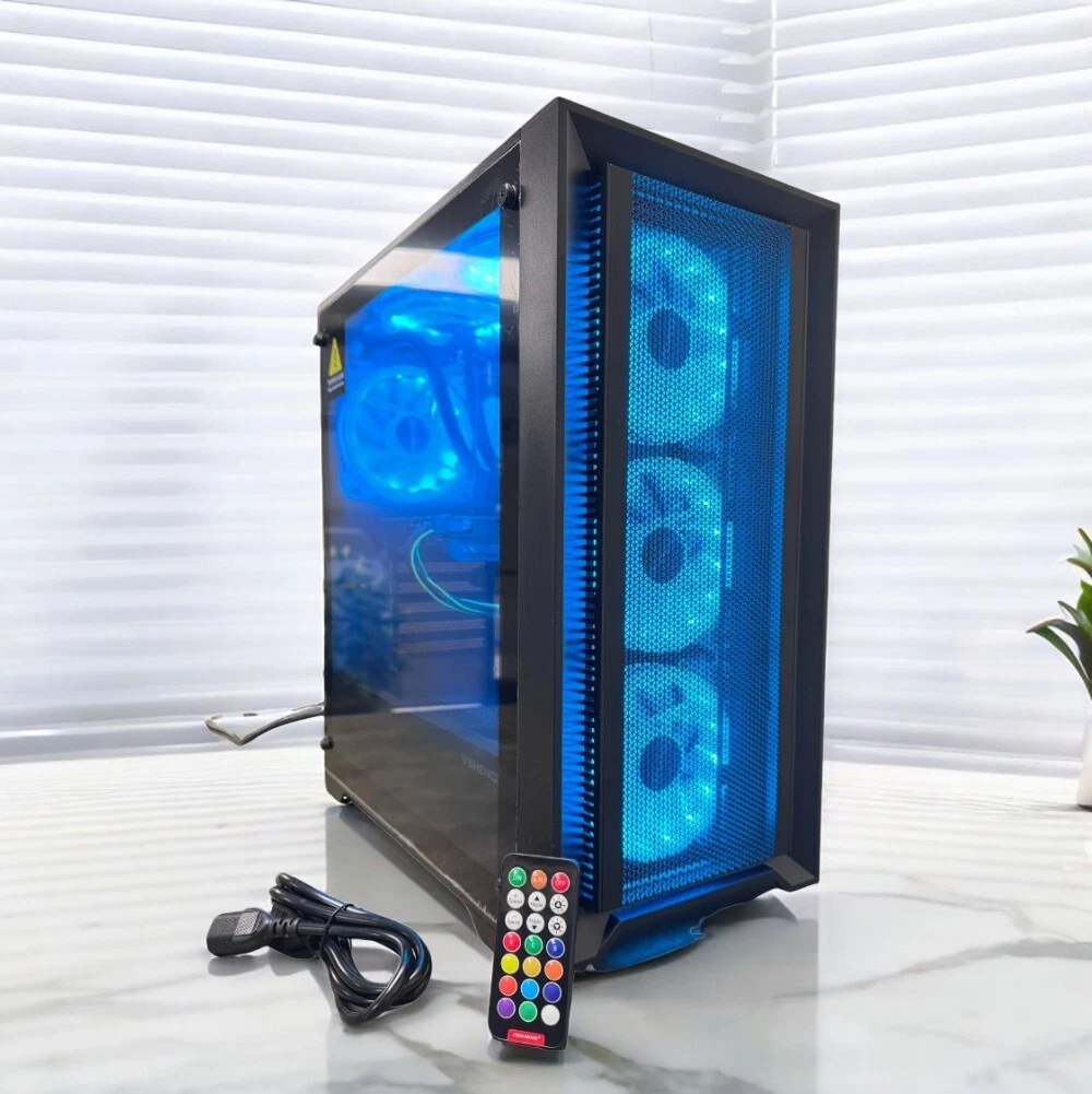Gaming Desktop PC Intel Core i7, RX 550 4GB, 16GB RAM, 512GB SSD ...