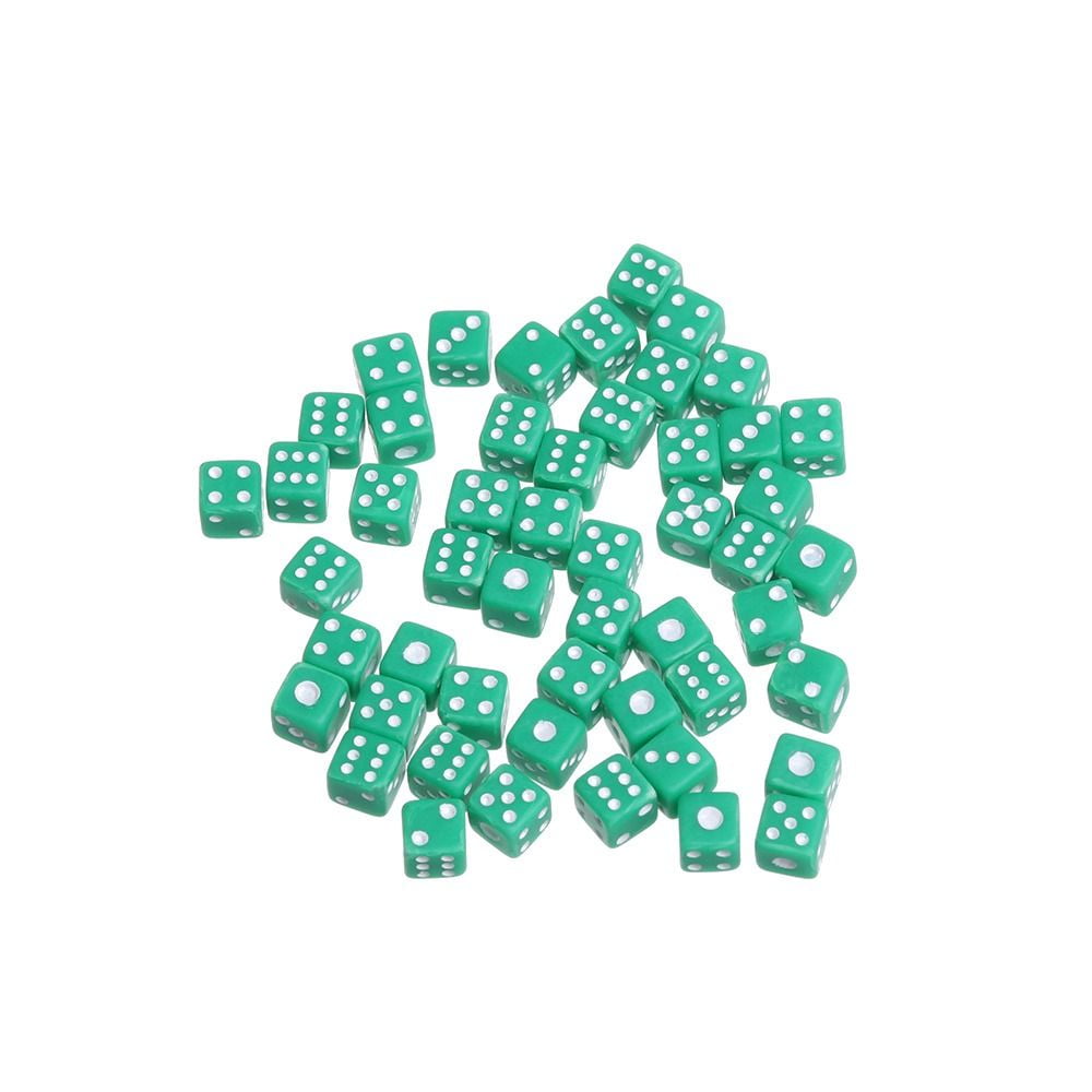 Gaming Dice 5mm Mini Dice Acrylic 5 Colors 5mm Dice Plastic Cubes Micro ...