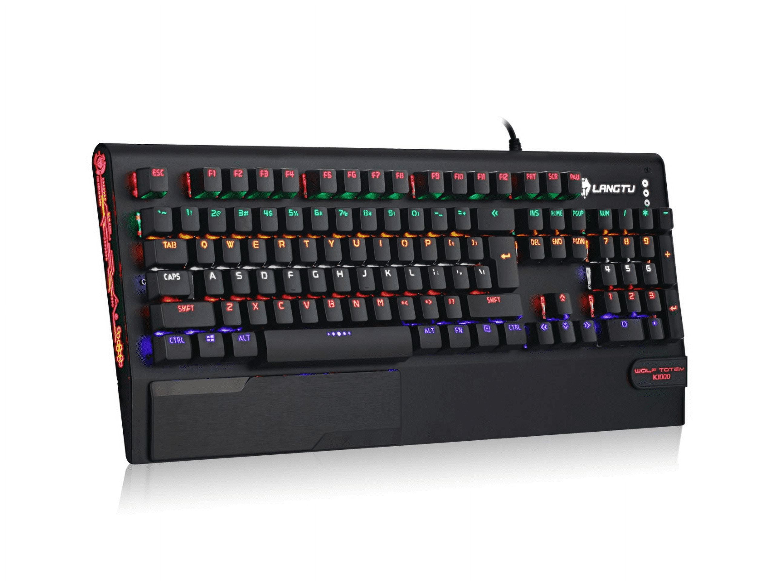 Gaming GLK-810 Mechanical Keyboard With Monochromatic Light Mixing Back ...