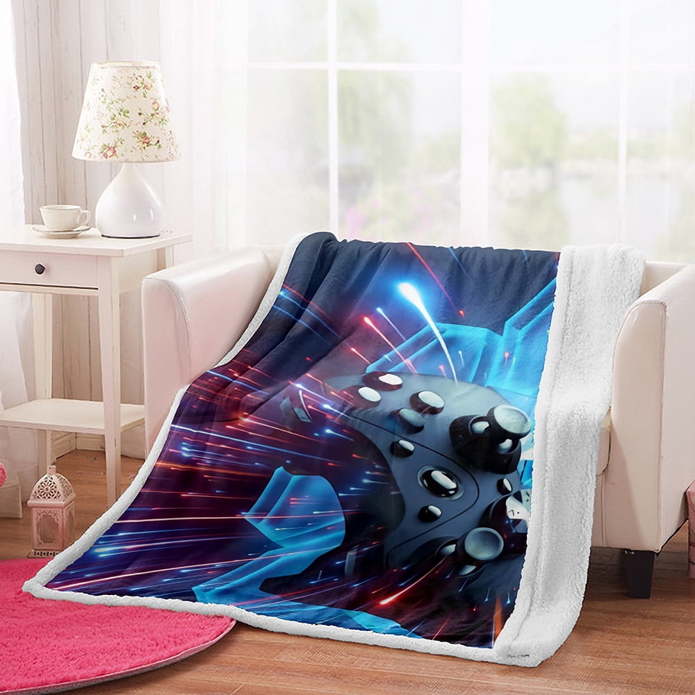 Gaming Gamer Gamepad Blanket Kids Boys Game Controller Gifts Toys for ...