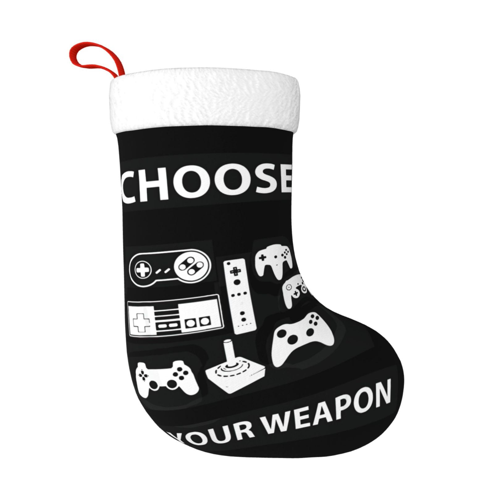 Gaming Gamer Personalized Christmas Stocking 18" Large Xmas Stockings ...