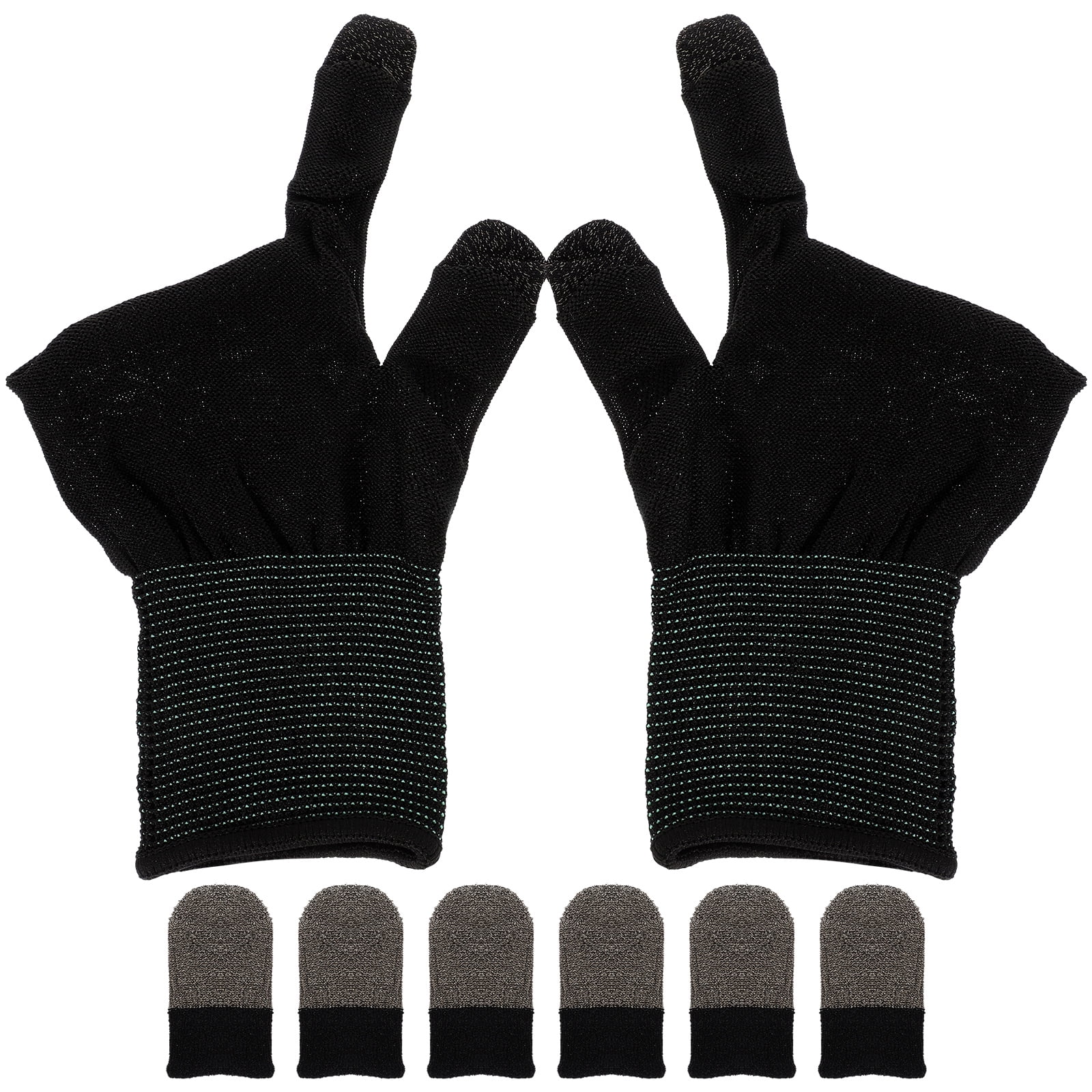 Gaming Gloves Touchscreen Game Gloves Phone Game Finger Covers Gaming ...
