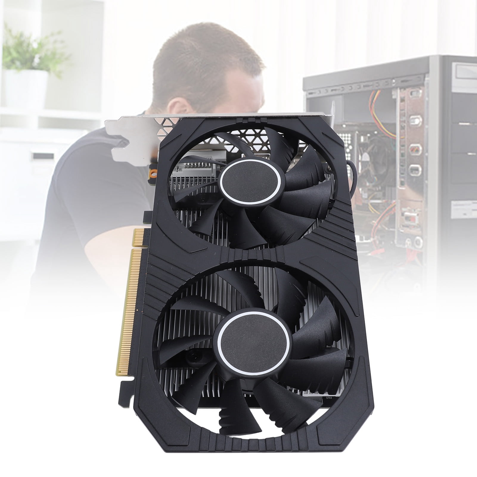 Gaming Graphics Card, 4GB GDDR5, 6000MHz, High Performance For PC Games ...