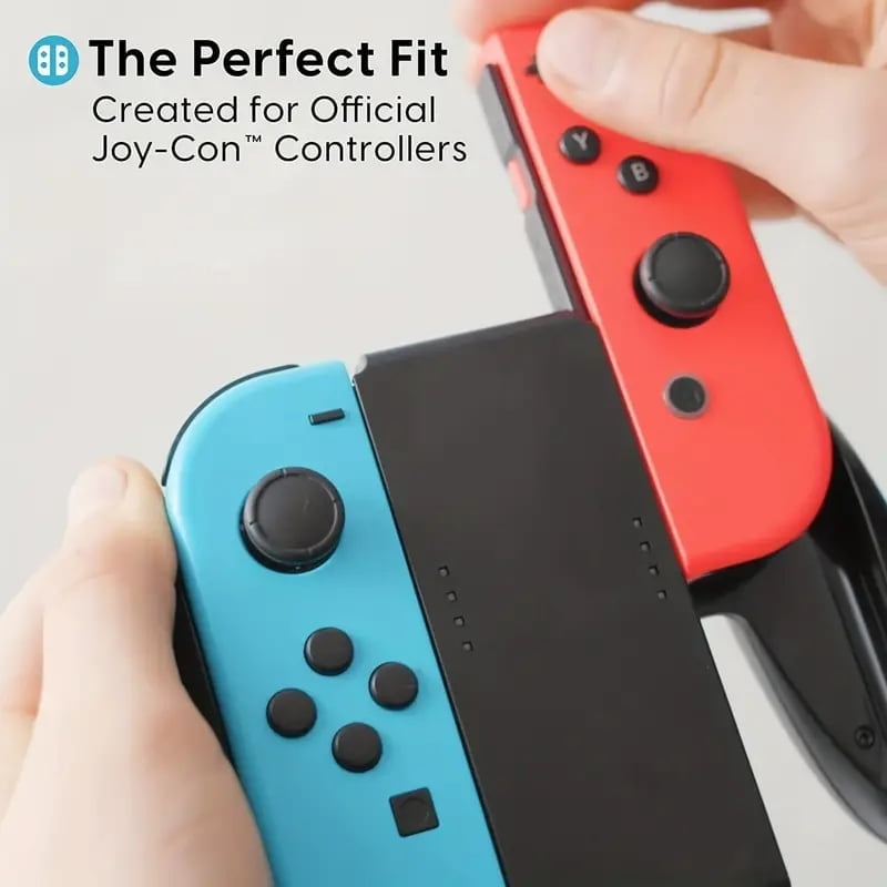 2PCS is suitable for Nintendo Switch Joy Con gamepad. Comfortable ...