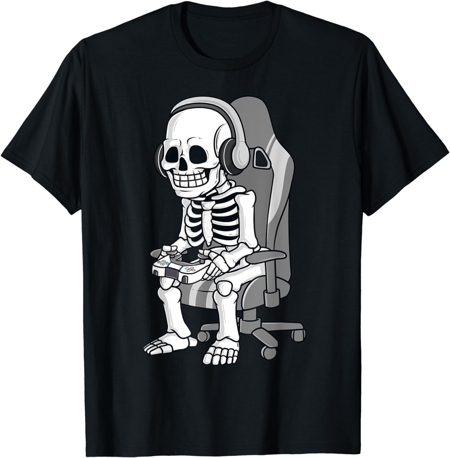 Gaming Halloween Skeleton Scary Gamer Boys Kids T-Shirt - Walmart.com