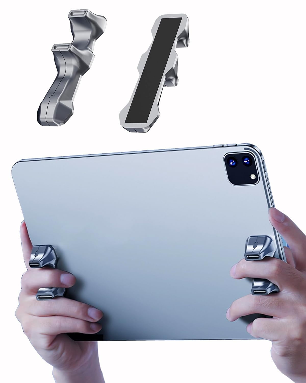 Gaming Handle for iPad, Anti-Slip Silicone Gamepad Grip, Tablet Game ...