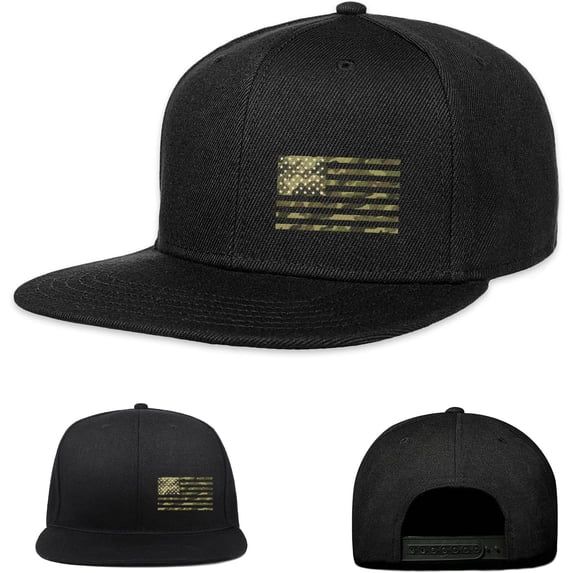 Gaming Hats Snapback Hats for Men Flat Bill Black Custom Snap Backpack ...