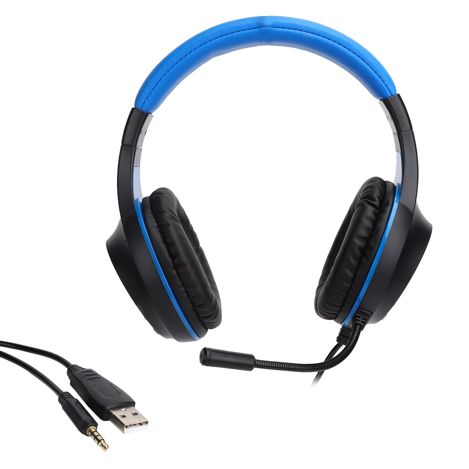 Gaming Headset 40mm Wired Stereo Headphone with Cool LED Light ...