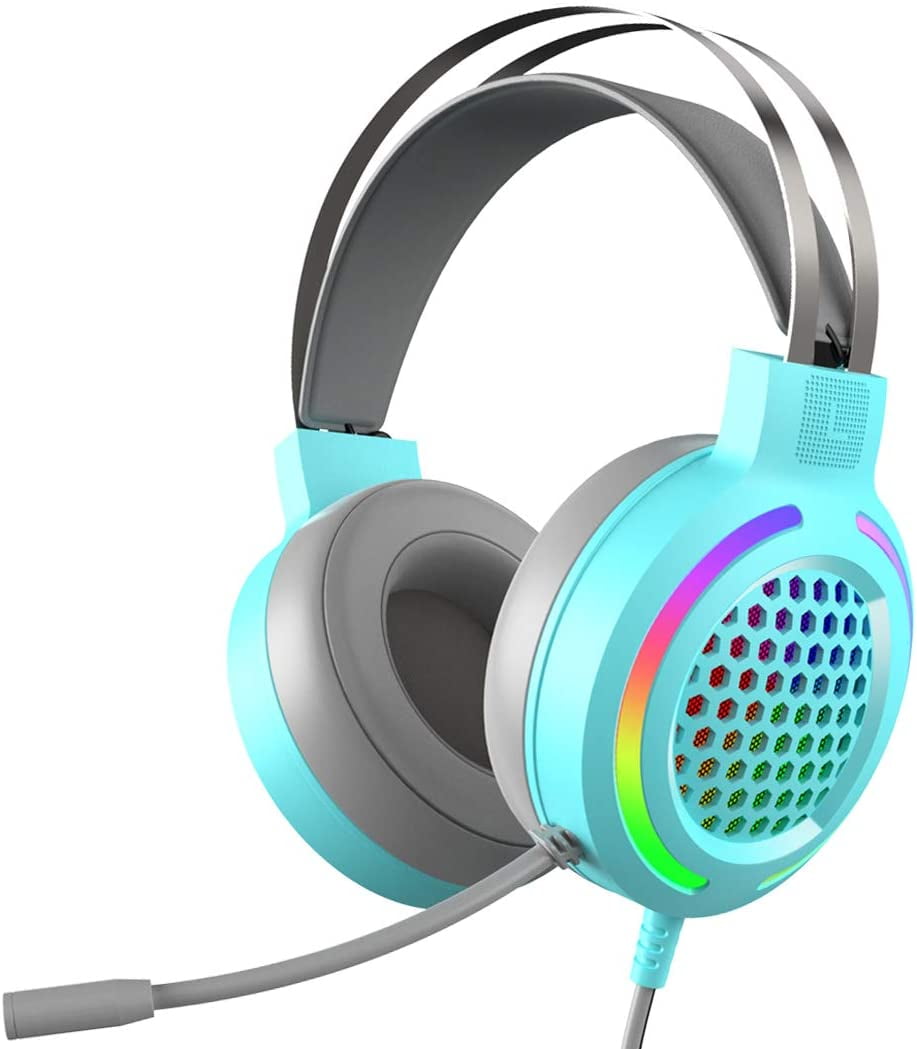 Gaming Headset&7.1 Bass Surround Sound,Noise Canceling Mic,Memory ...