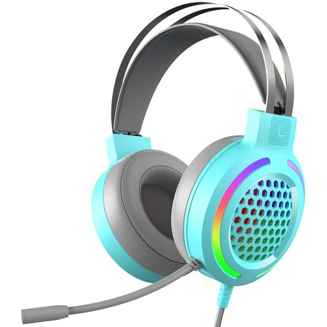 Gaming Headset&7.1 Bass Surround Sound,Noise Canceling Mic,Memory ...