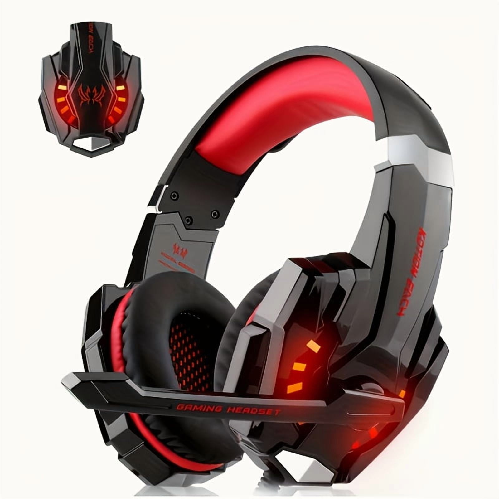 Gaming Headset with LED Light and Microphone - Noise Cancelling ...