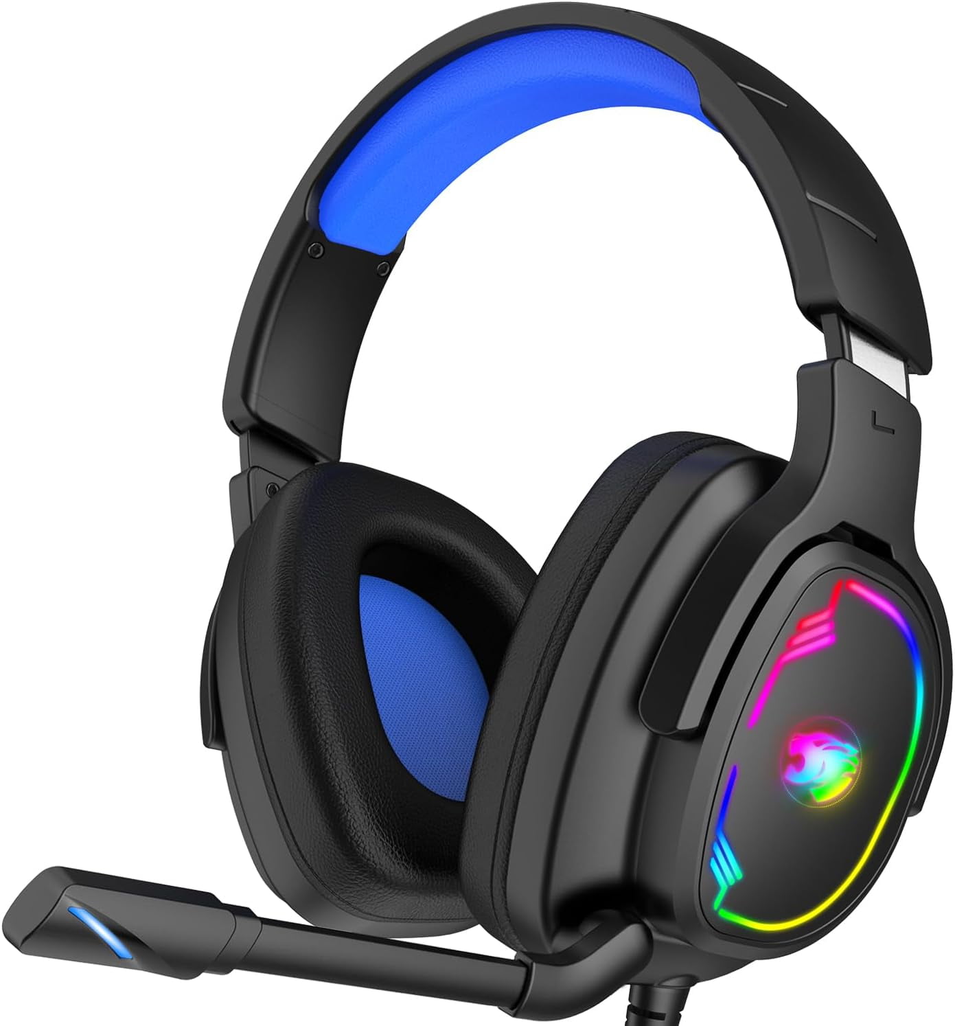 Gaming Headset for PC/PS4/PS5/Xbox One/Switch, Stereo Surround Sound ...