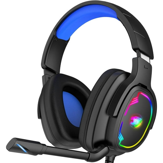 Gaming Headset for PC/PS4/PS5/Xbox One/Switch, Stereo Surround Sound ...