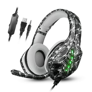 onn. PlayStation Wired Video Game Headset with 3.5mm Connector, Flip-to ...