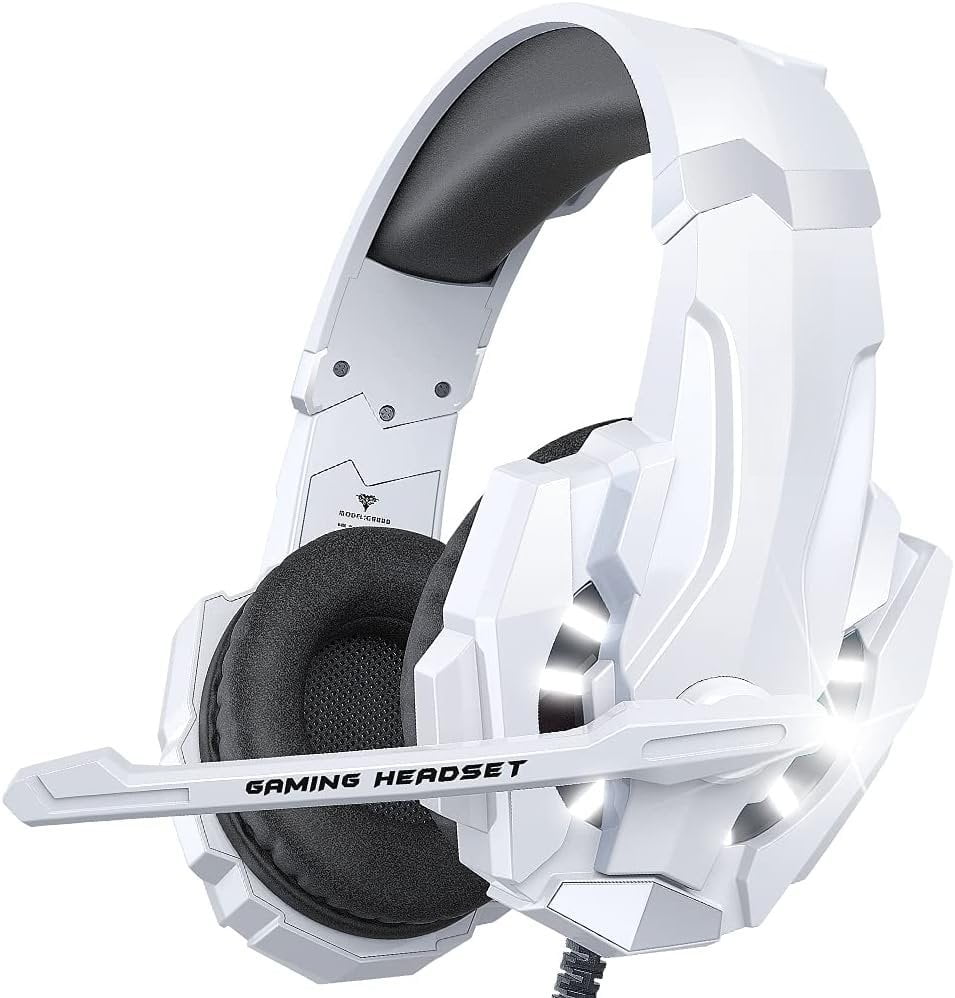 Gaming Headset for PS5 PC One Controller, Noise Cancelling Over Ear ...