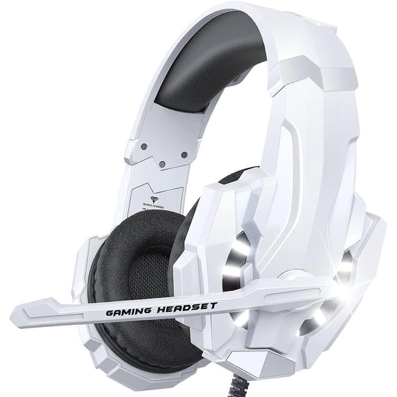 Gaming Headset for PS5 PC One Controller, Noise Cancelling Over Ear ...