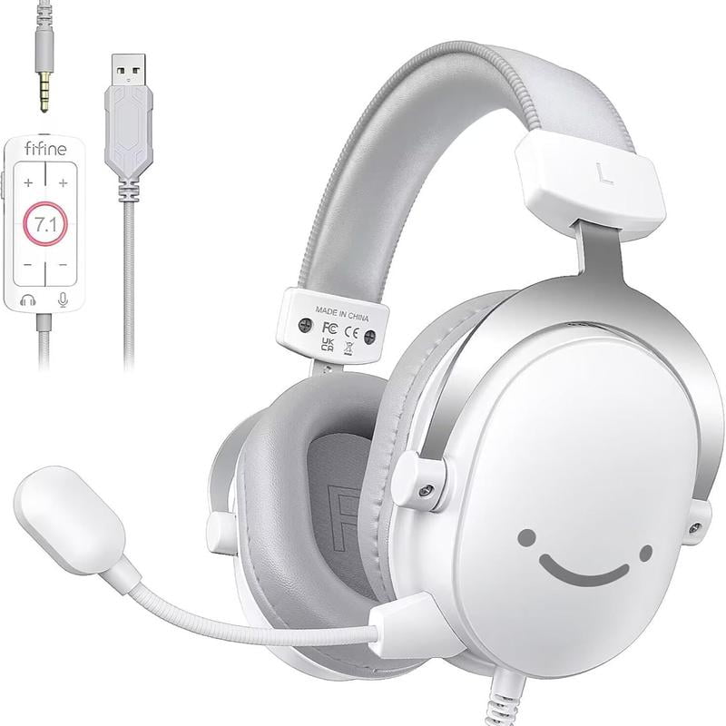 Gaming Headset, USB Gamer Headset with 7.1 Surround Sound, Detachable ...