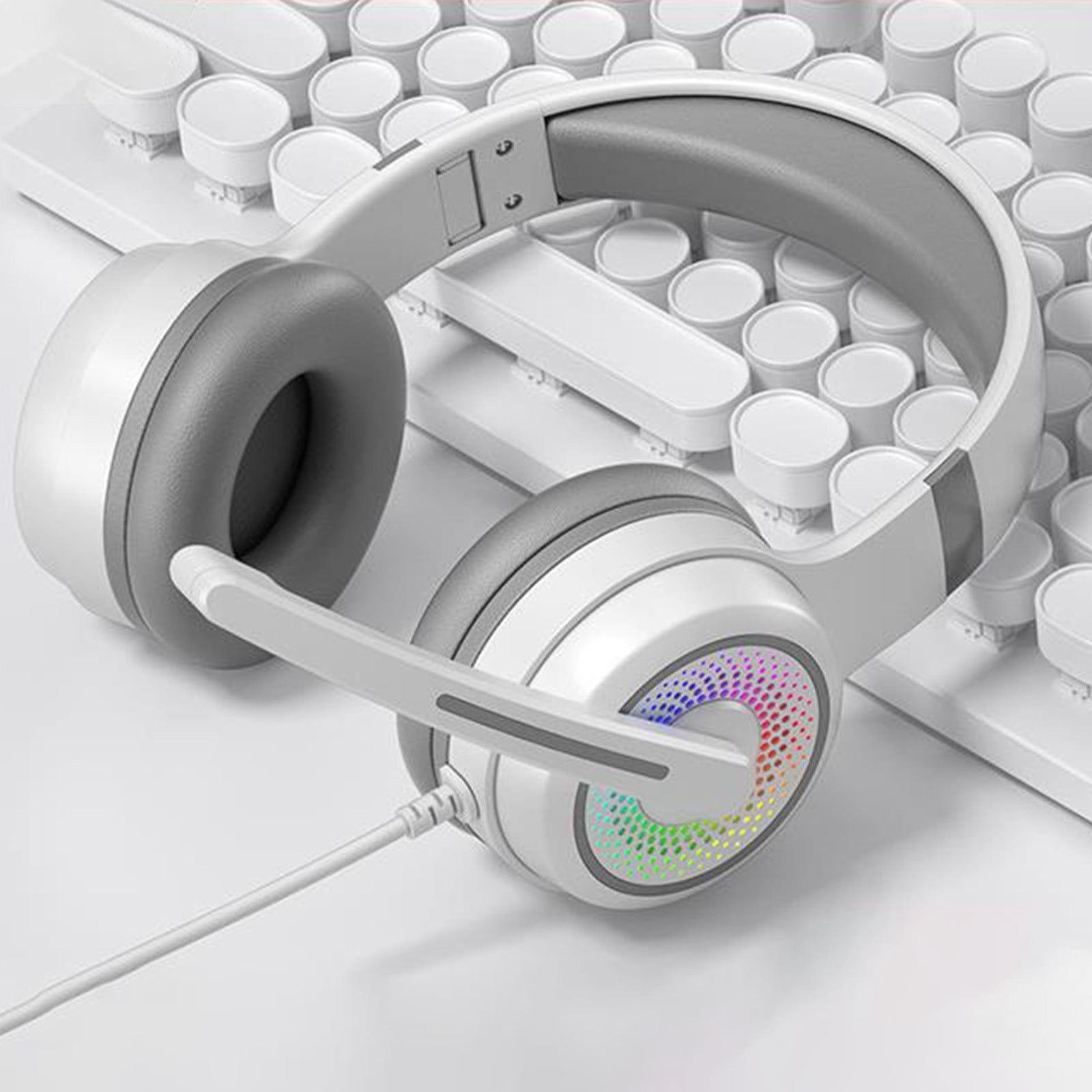 Gaming Headset With Microphone Laptop Over-Ear Headphones,Intelligent ...