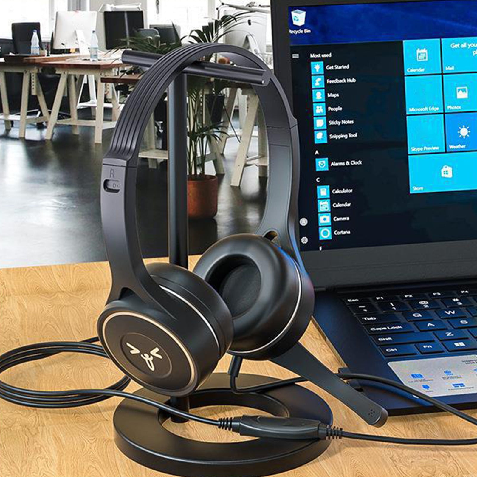 Gaming Headset With Microphone, Most Laptop, Over-Ear Headphones With ...