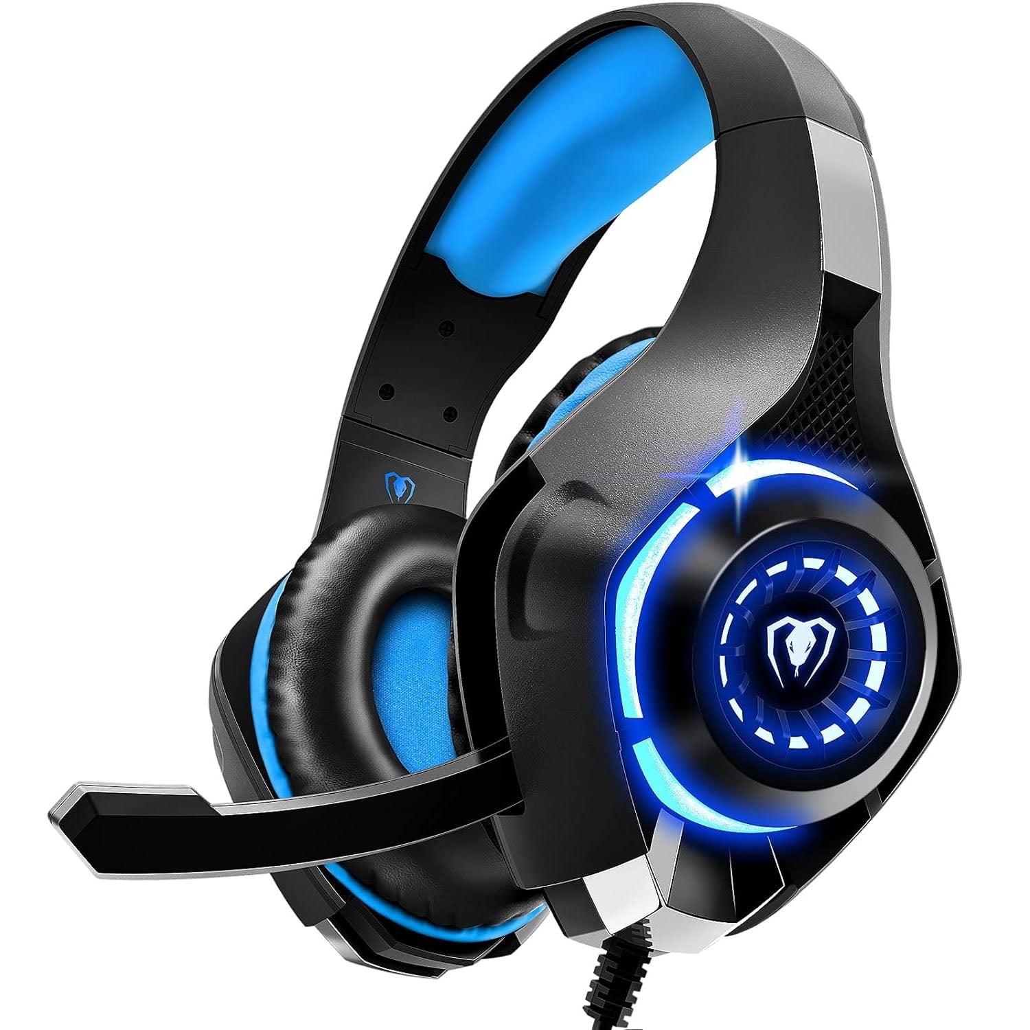 Gaming Headset for PS4 PS5 Xbox One Switch PC with Noise Canceling Mic ...
