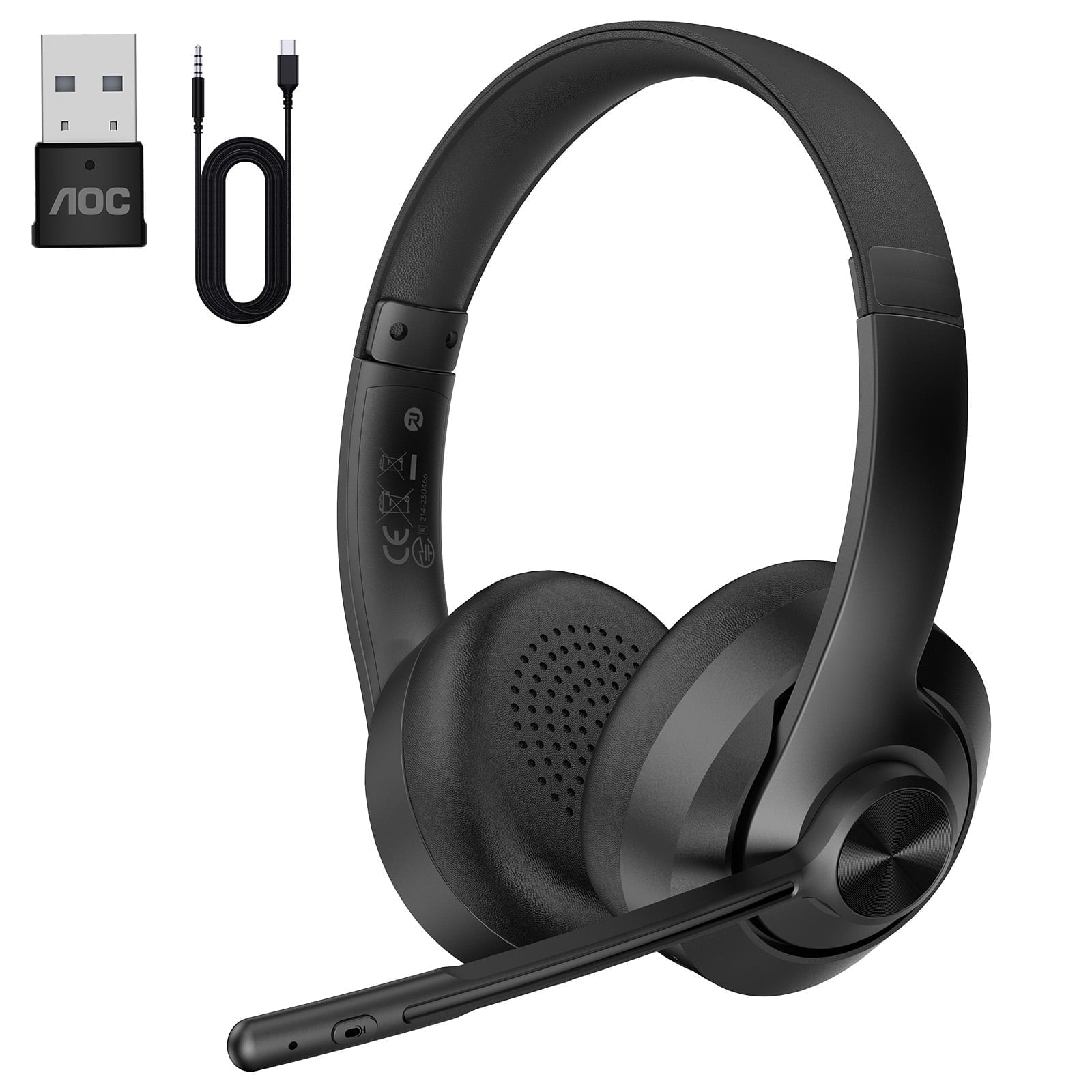 Gaming Headset with Microphone，Computer Headphones with Microphone, Mac ...