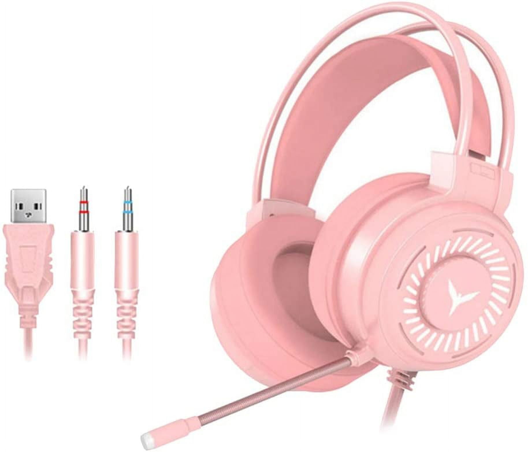 Gaming Headset with Noise Cancelling Mic, 4D Stereo Surround, Soft ...