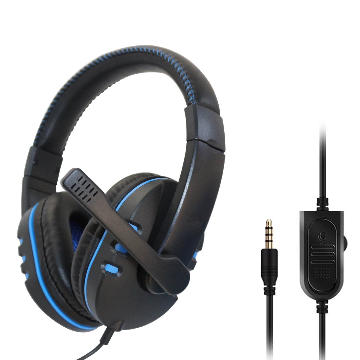 Gaming Headsets, 3.5mm Noise Isolating Over Ear Headphone with Mic and ...