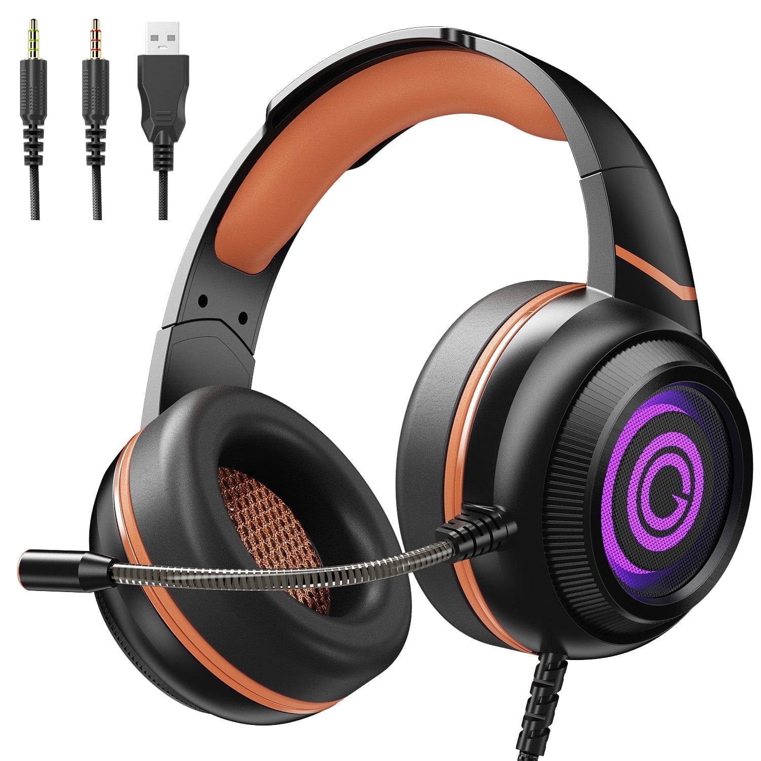 Gaming Headsets, Headphones for Ps4, Ps5, Xbox Headset with 7.1 ...