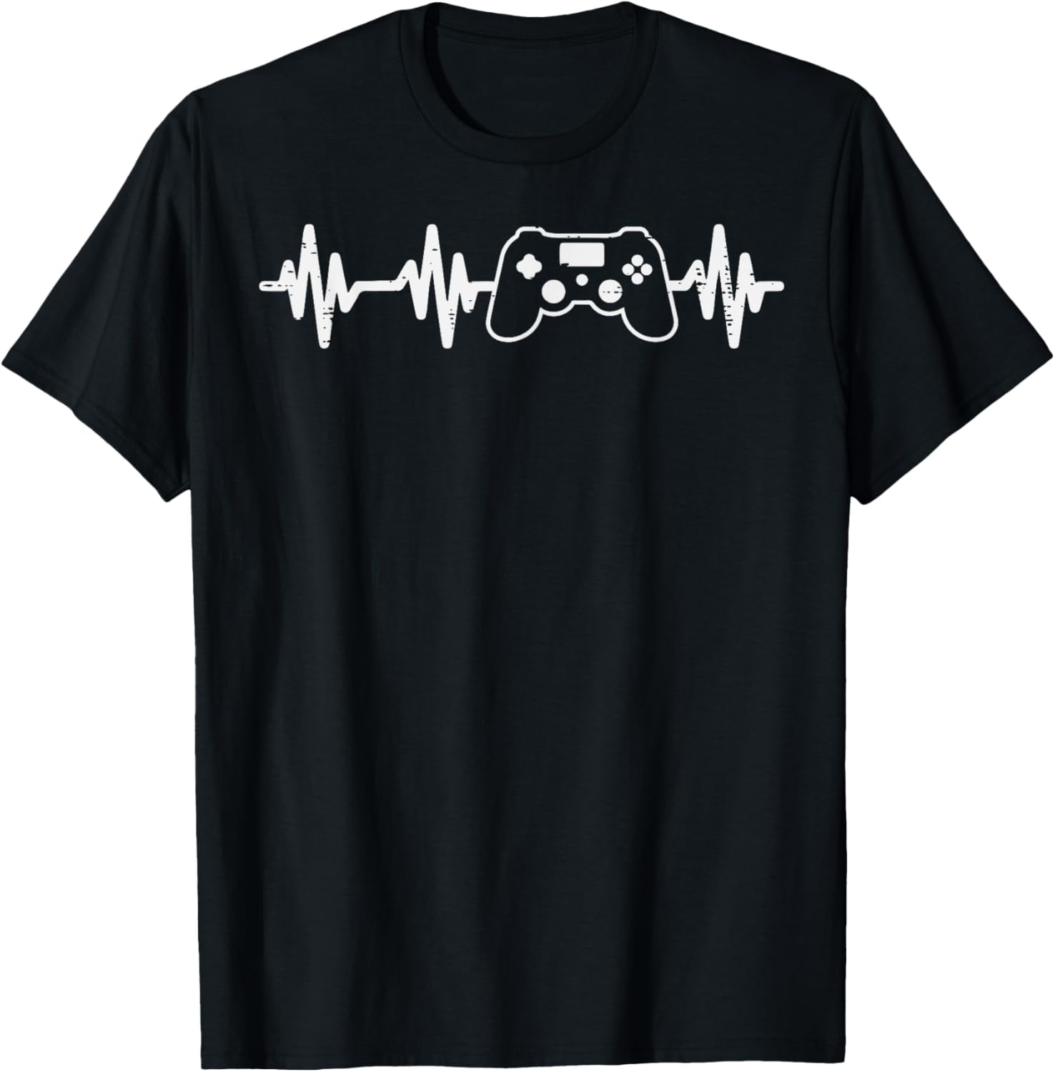 Gaming Heartbeat Game Controller Gamer Boys Kids Men Teen T-Shirt ...