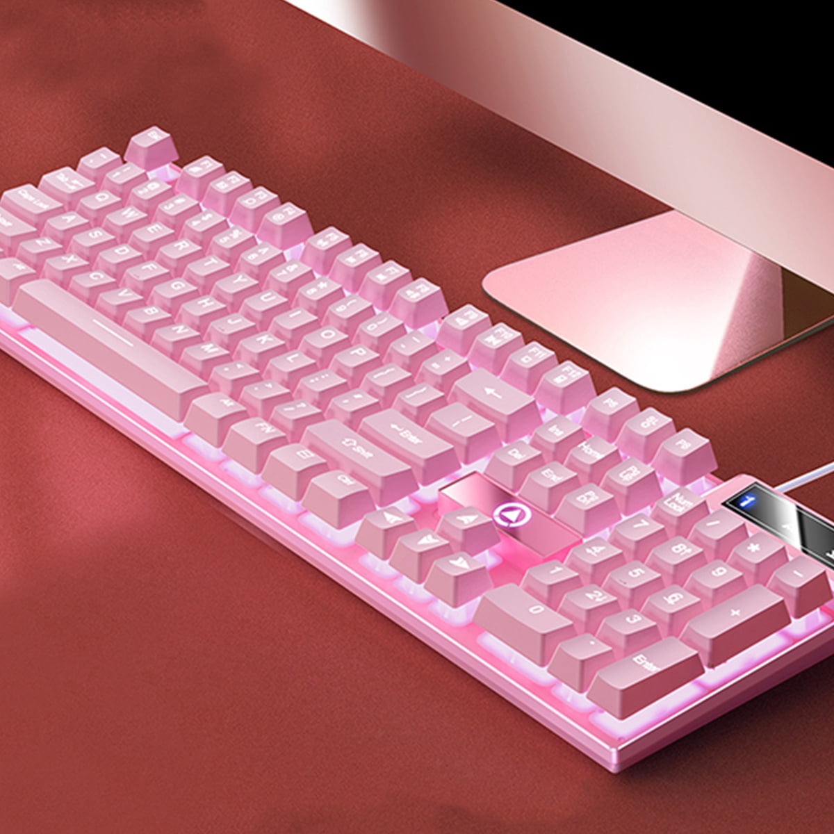 Gaming Keyboard 104 Keys RGB Keyboard Full Size Keyboard Gaming ...