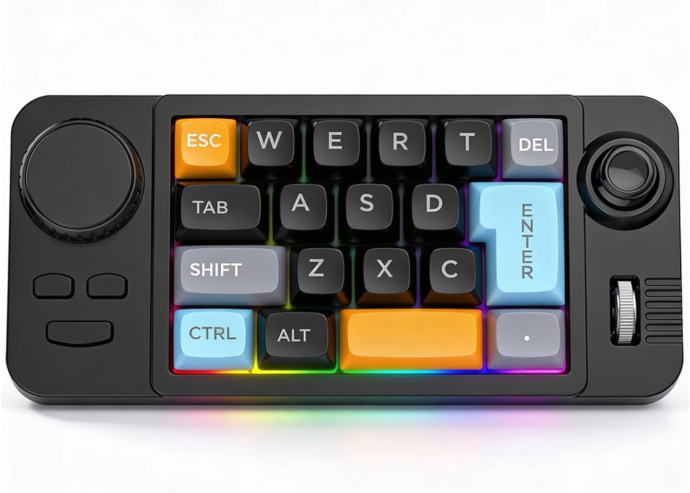 Gaming Keyboard, 19-Key Mini Mechanical Office Keypad One Handed with ...