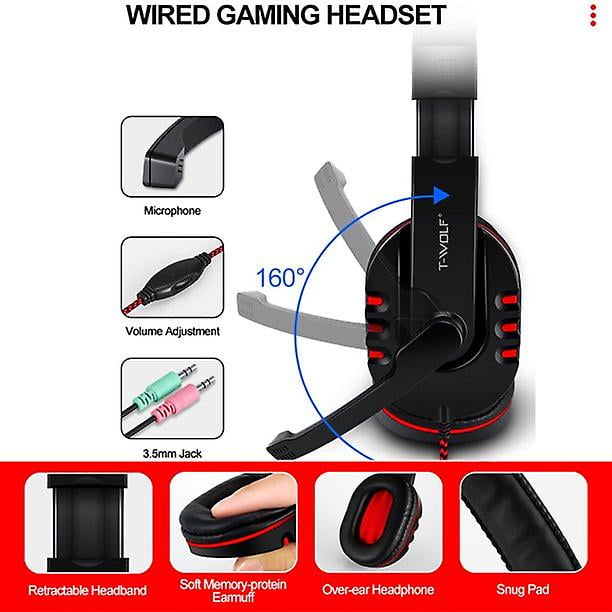 Gaming Keyboard And Mouse Headset Combo With Mousepad Usb Wired Rgb Rainbow Backlit Gaming