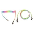 Gaming Keyboard Cable Gradient Color RGB Luminous Custom Mechanical ...
