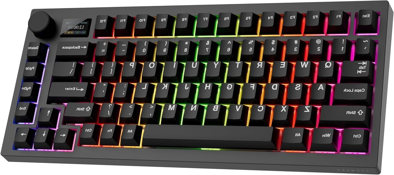 Gaming Keyboard | Customizable LCD Screen | South Face 5-Pin Hot ...