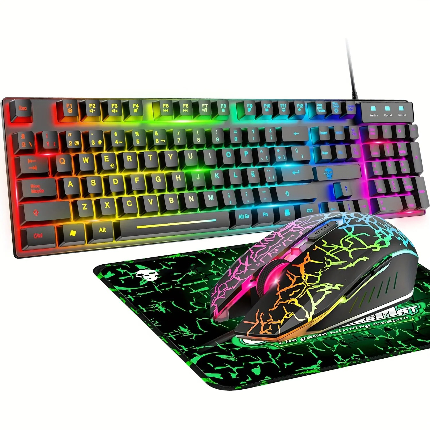 Corsair K55 RGB Pro Gaming Keyboard - Dynamic RGB Backlighting, Six ...