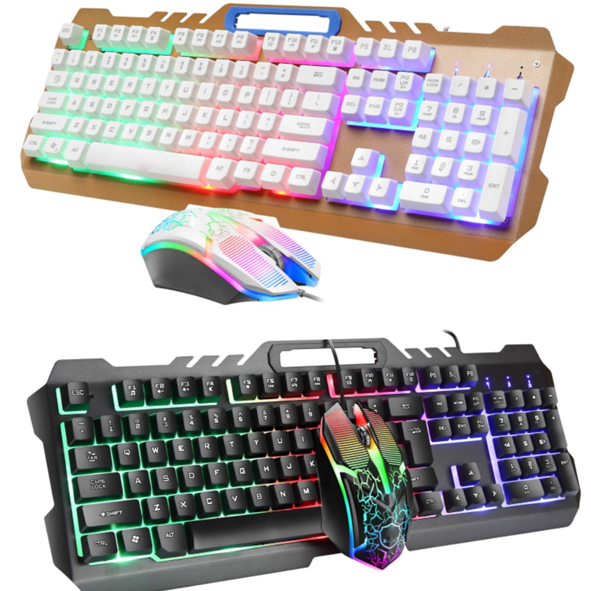 Walmart Gaming Keyboard & Mouse Combo, Wired, Backlit, 104 Keys, For PC ...