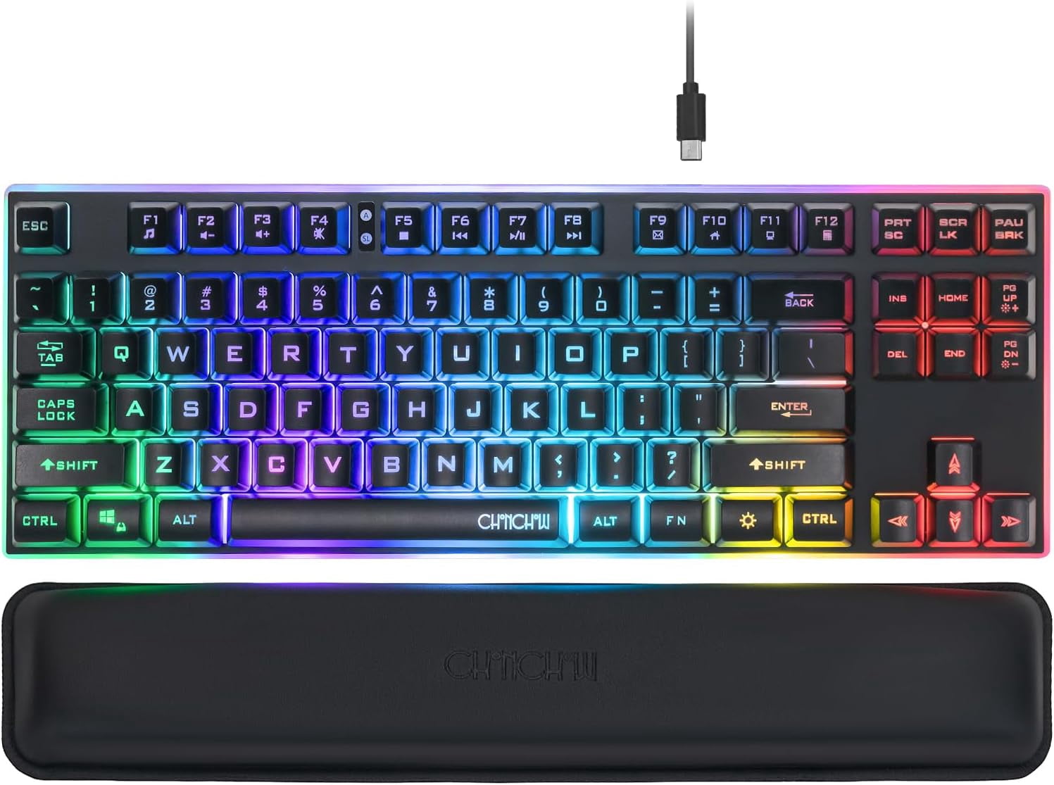 Up Gaming Keyboard: The RGB backlit gaming keyboard has 10 RGB backlit ...