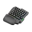 One-hand Gaming Keyboard USB 35 Keys Colorfull Backlit Portable Mini ...