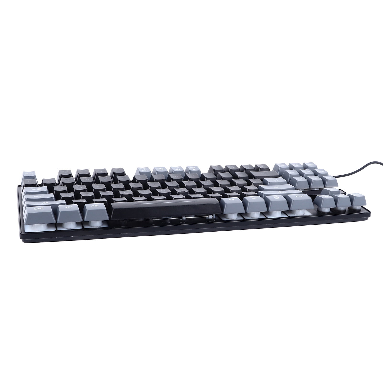 Gaming Keyboard USB 87 Keys RGB Backlit Floating Keycaps Contrast Color ...