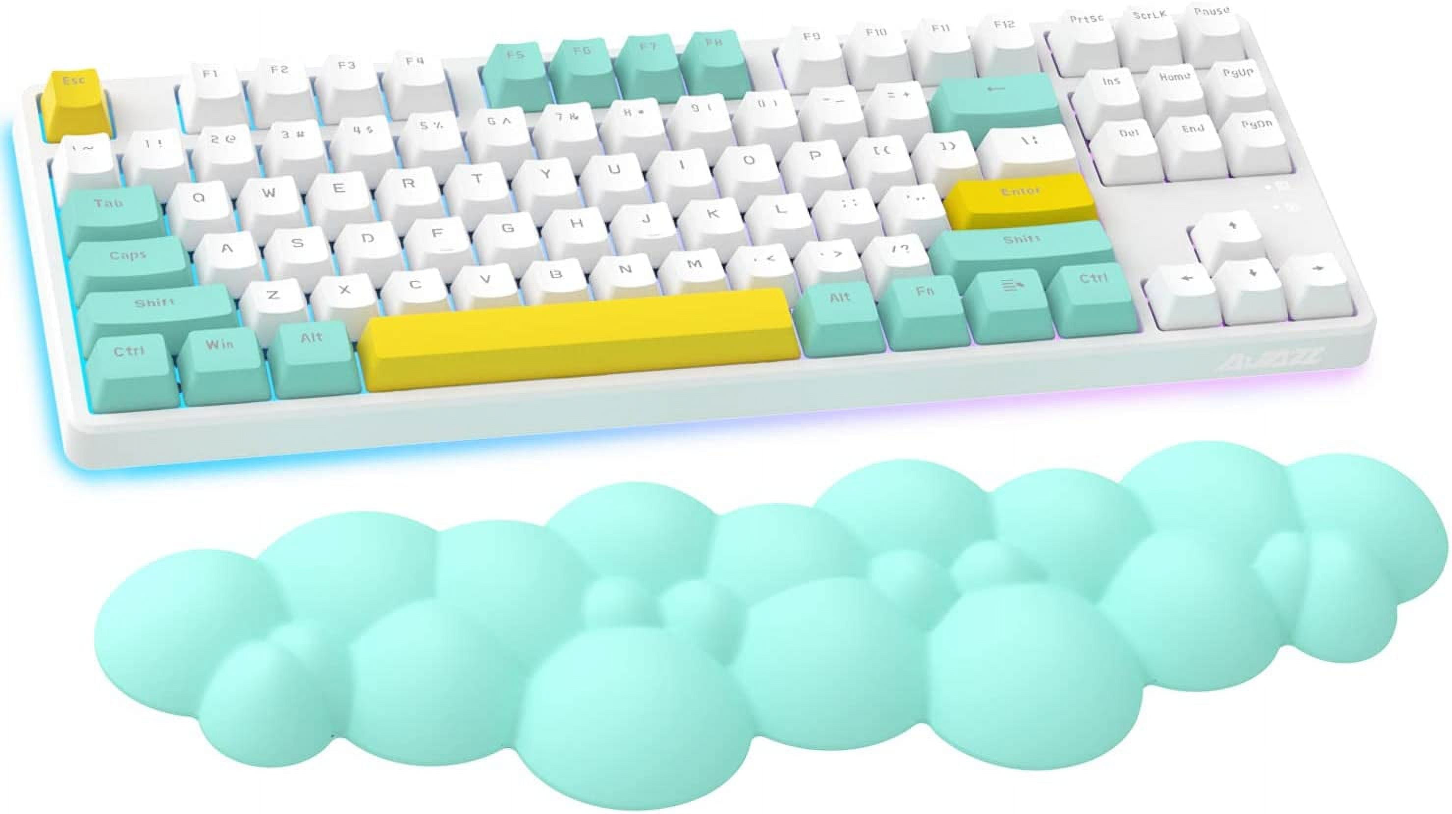 Gaming Keyboard Wrist Rest Pad,Ergonomic Memory Foam,Easy Typing Pain ...