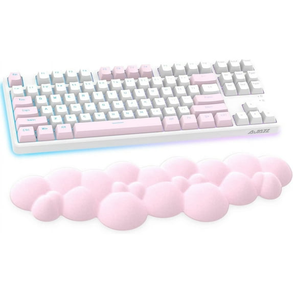 Gaming Keyboard Wrist Rest Pad,Memory Foam Palm Rest, Ergonomic Hand ...