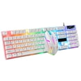 Gaming Keyboard and Mouse Combo, RGB LED Backlit Keyboard with 104 Key ...