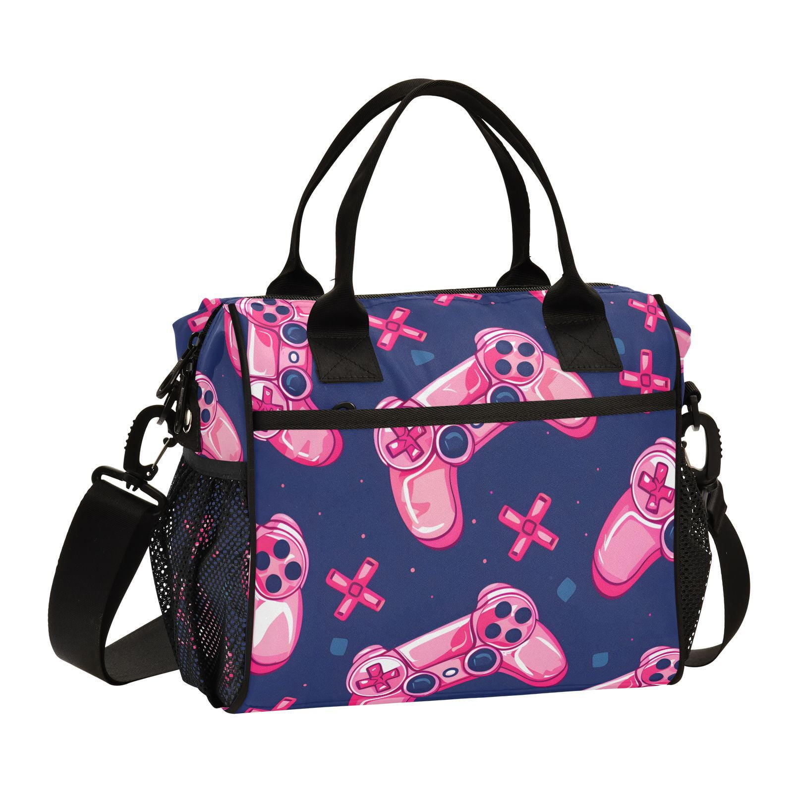 Gaming Machines Pink Cooler Bag Lunch Bag Soft Cooler Cooling Tote ...