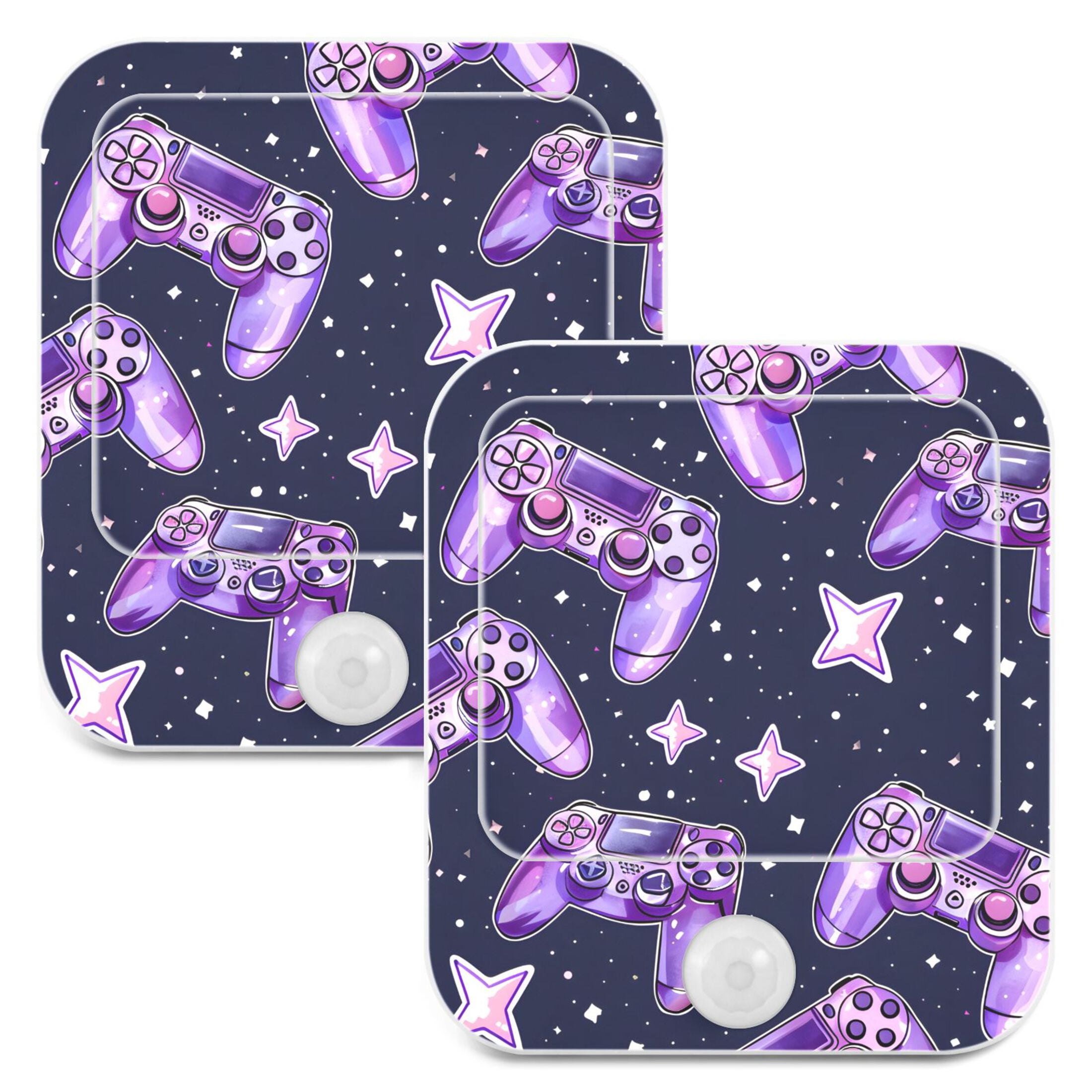 Gaming Machines Purple Night Lights Plug into Wall LED with Auto Light ...
