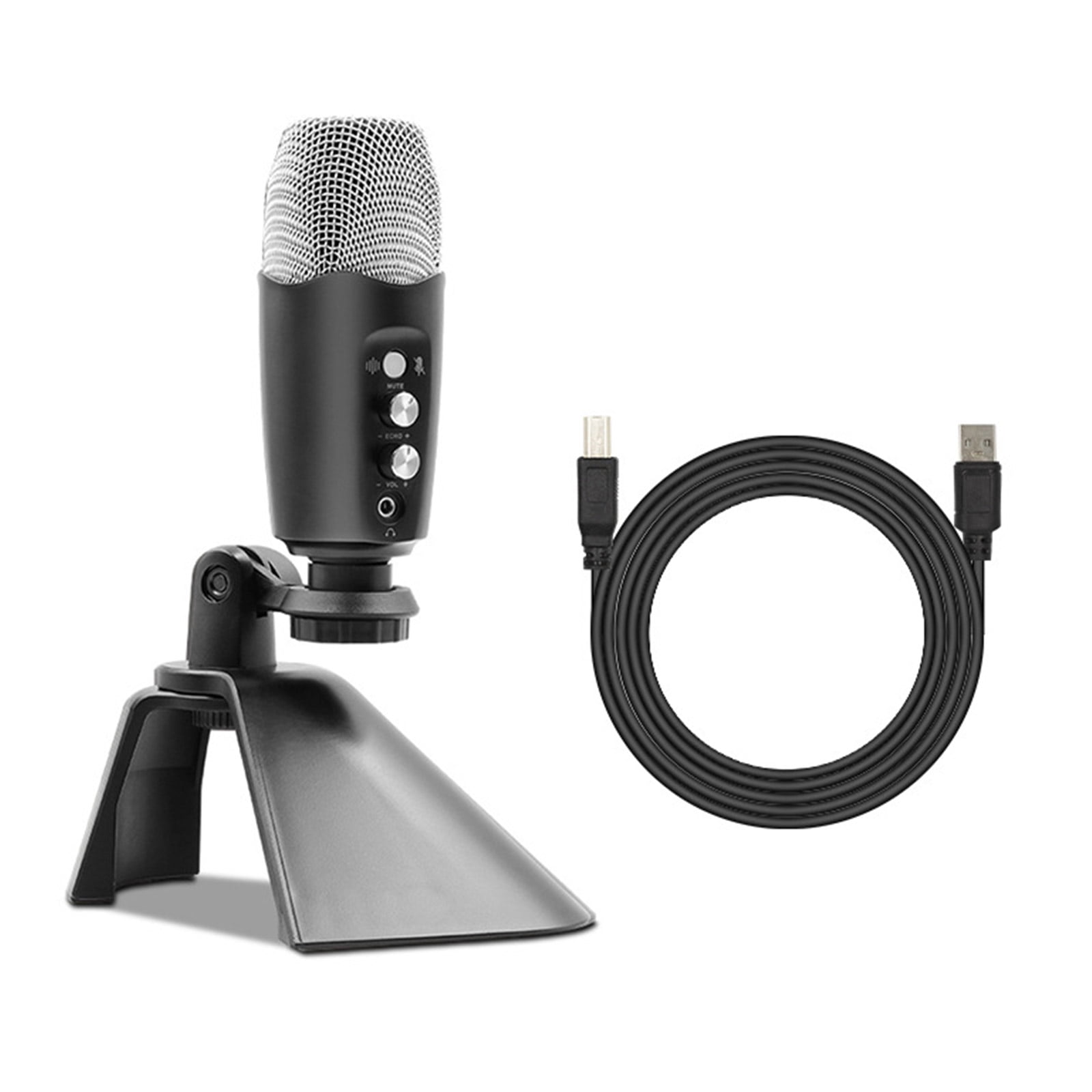 Gaming Mics Holder Mount Mic Handle USB Plug Cardioid Pickup for ...