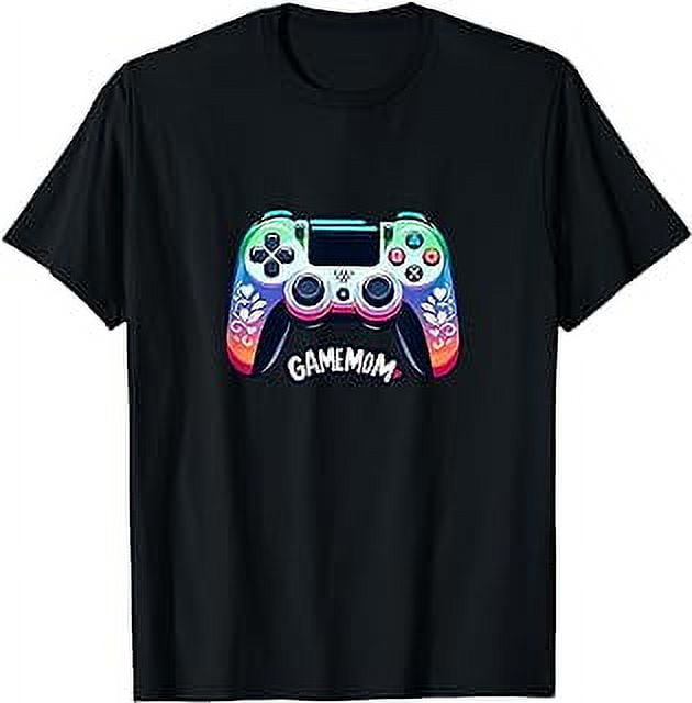Gaming Mother Controller Floral Design T-Shirt - Walmart.com