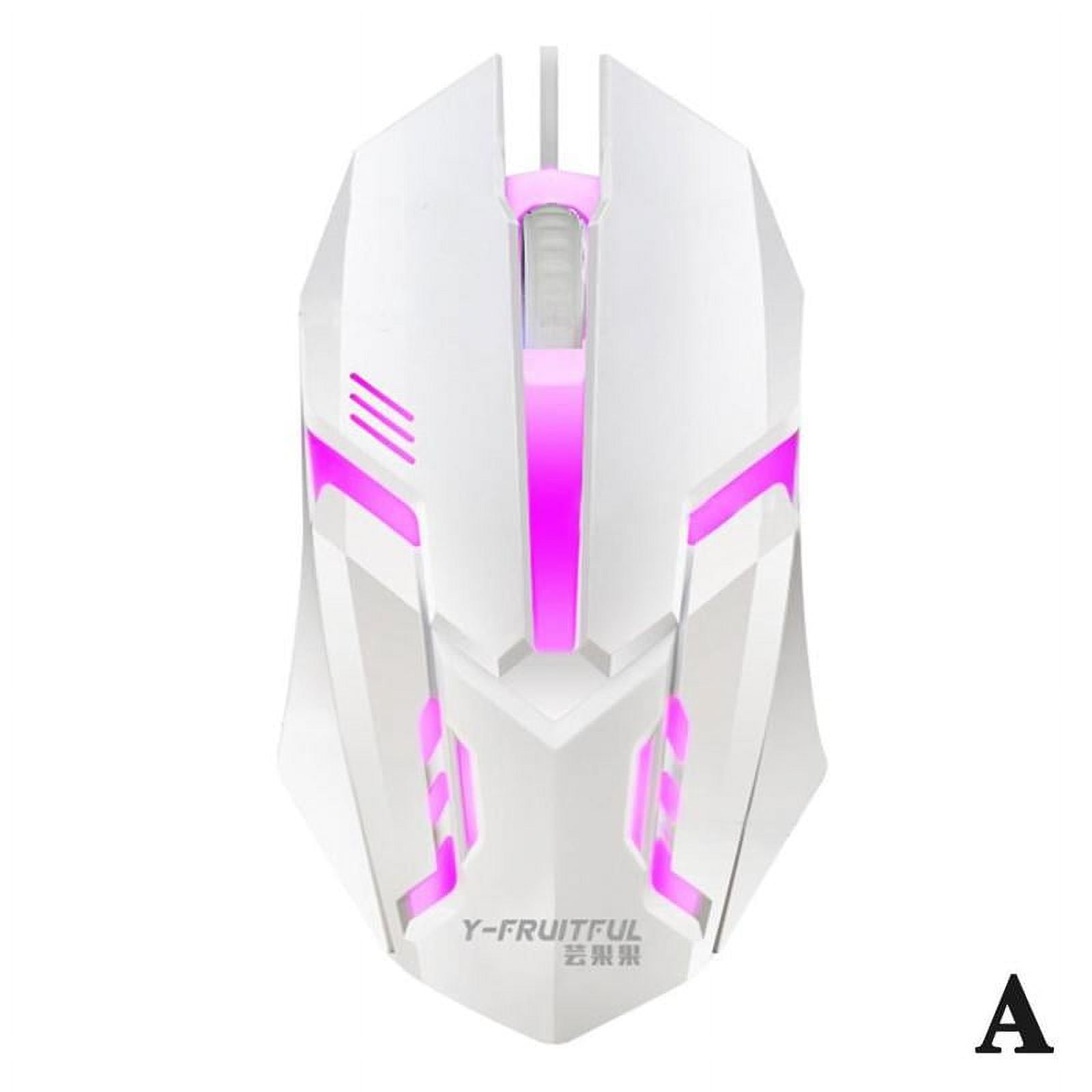 Gaming Mouse 7-Colors LED Backlight Ergonomics USB K1＝ Mouse Wired ...
