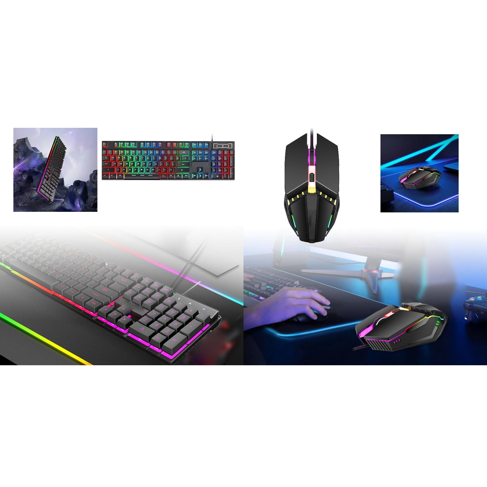 Gaming Mouse And Keyboard Keybinds Rapid Fire Button Computer Game ...