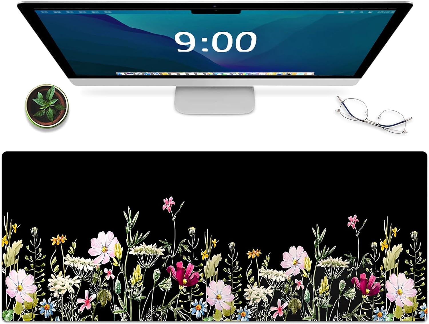 Gaming Mouse Mat Forest Background Pattern XXL XL Large Mouse Mat Long ...